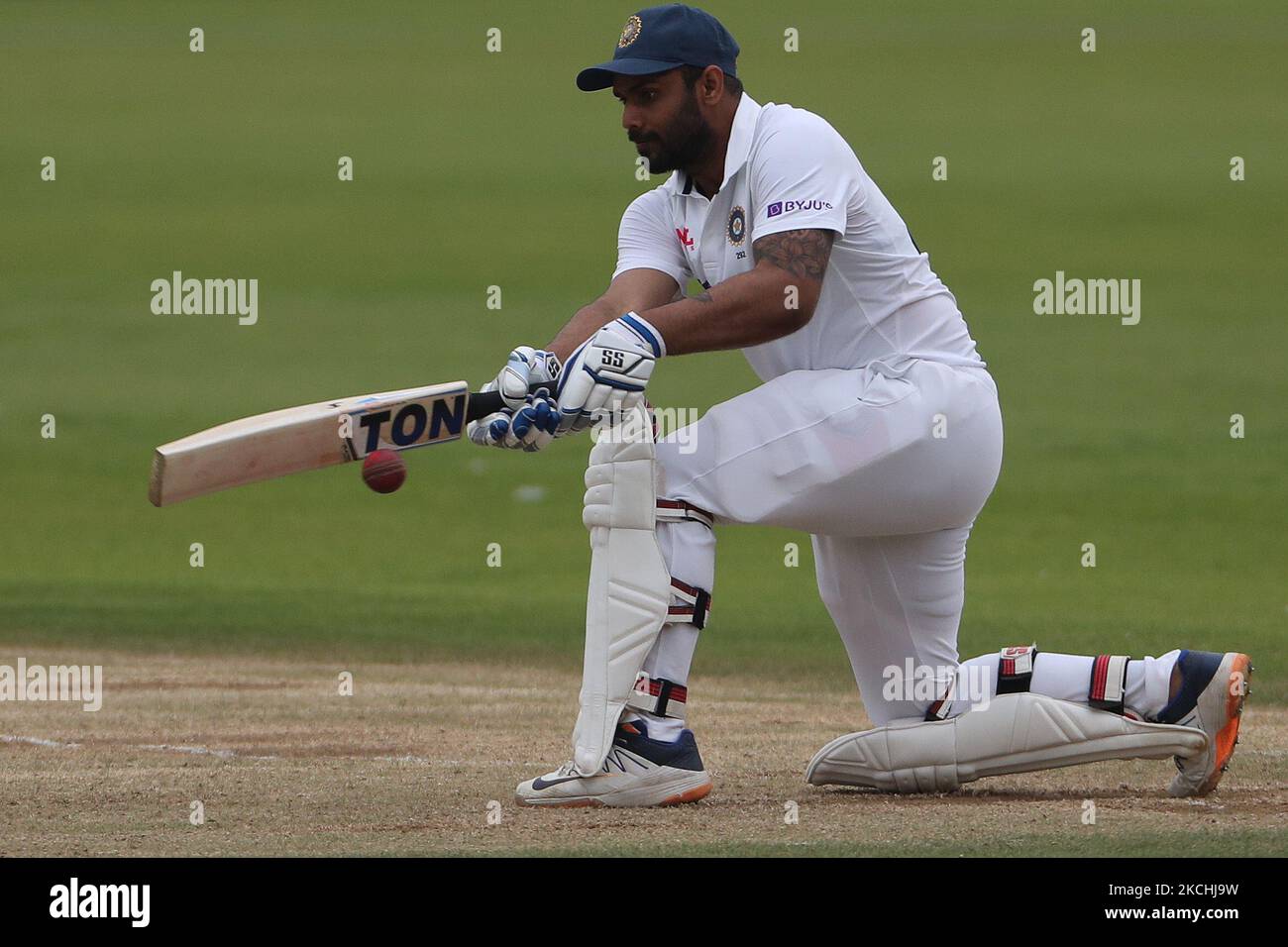 Hanuma Vihari of India during the Tour Match match between County ...
