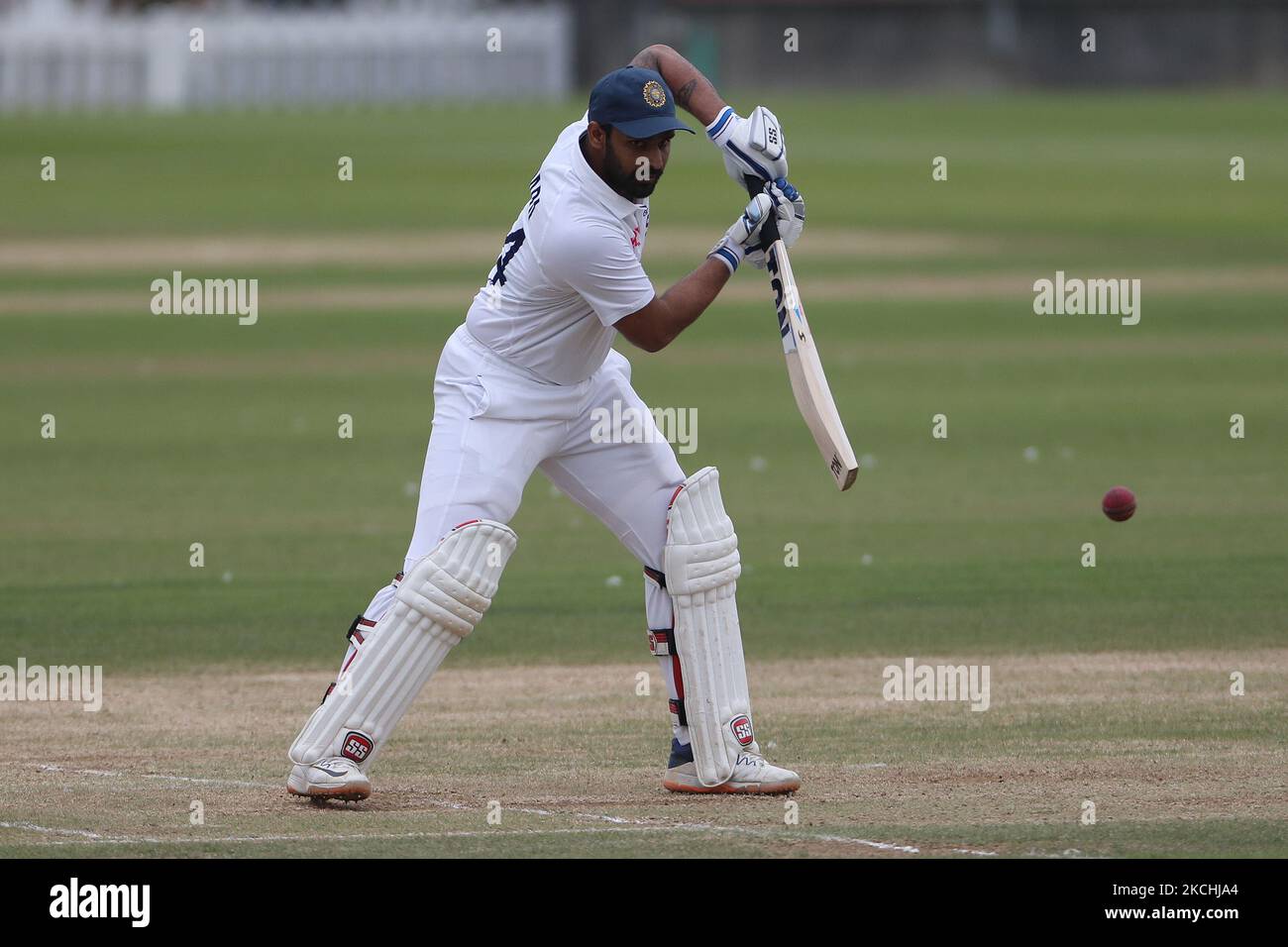 Hanuma Vihari of India during the Tour Match match between County ...