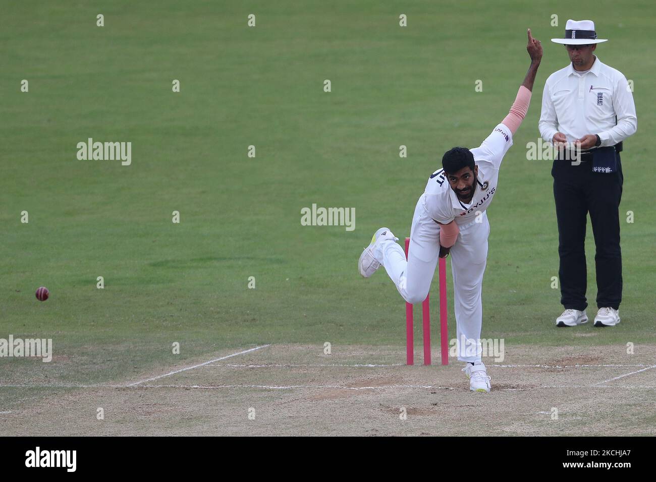 Jasprit Bumrah of India bowling during the Tour Match match between ...