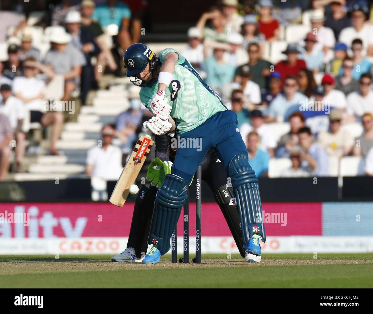 LONDON, ENGLAND - July 22:Sam Billings of Oval Invincibles during The ...