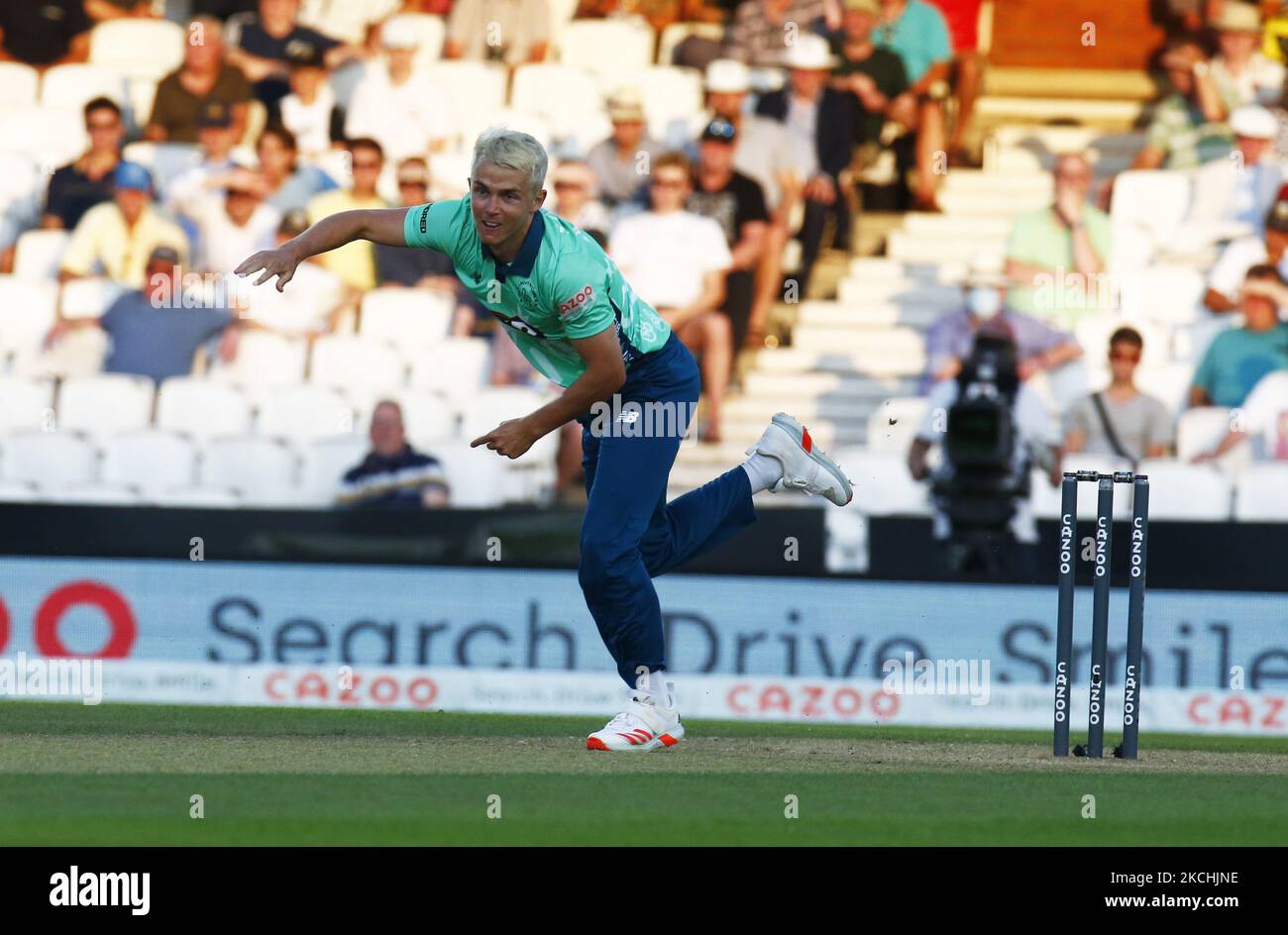 Sam Curran of Oval Invincibles during The Hundred between Oval ...
