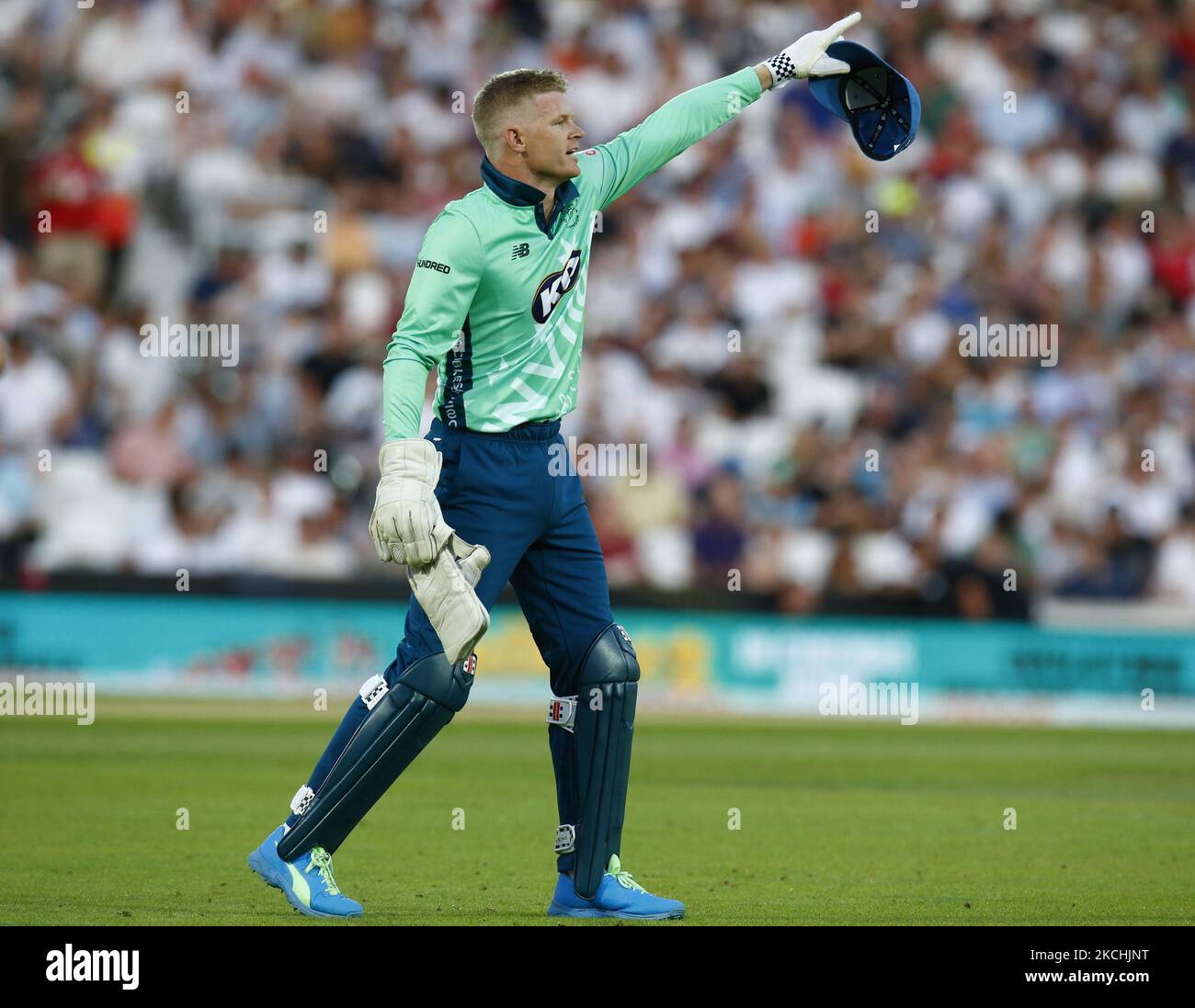 Sam Billings of Oval Invincibles during The Hundred between Oval ...