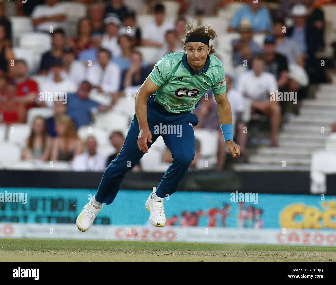 Tom Curran of Oval Invincibles during The Hundred between Oval ...