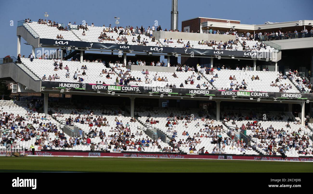 The new Peter May stand during The Hundred between Oval Invincible Men ...