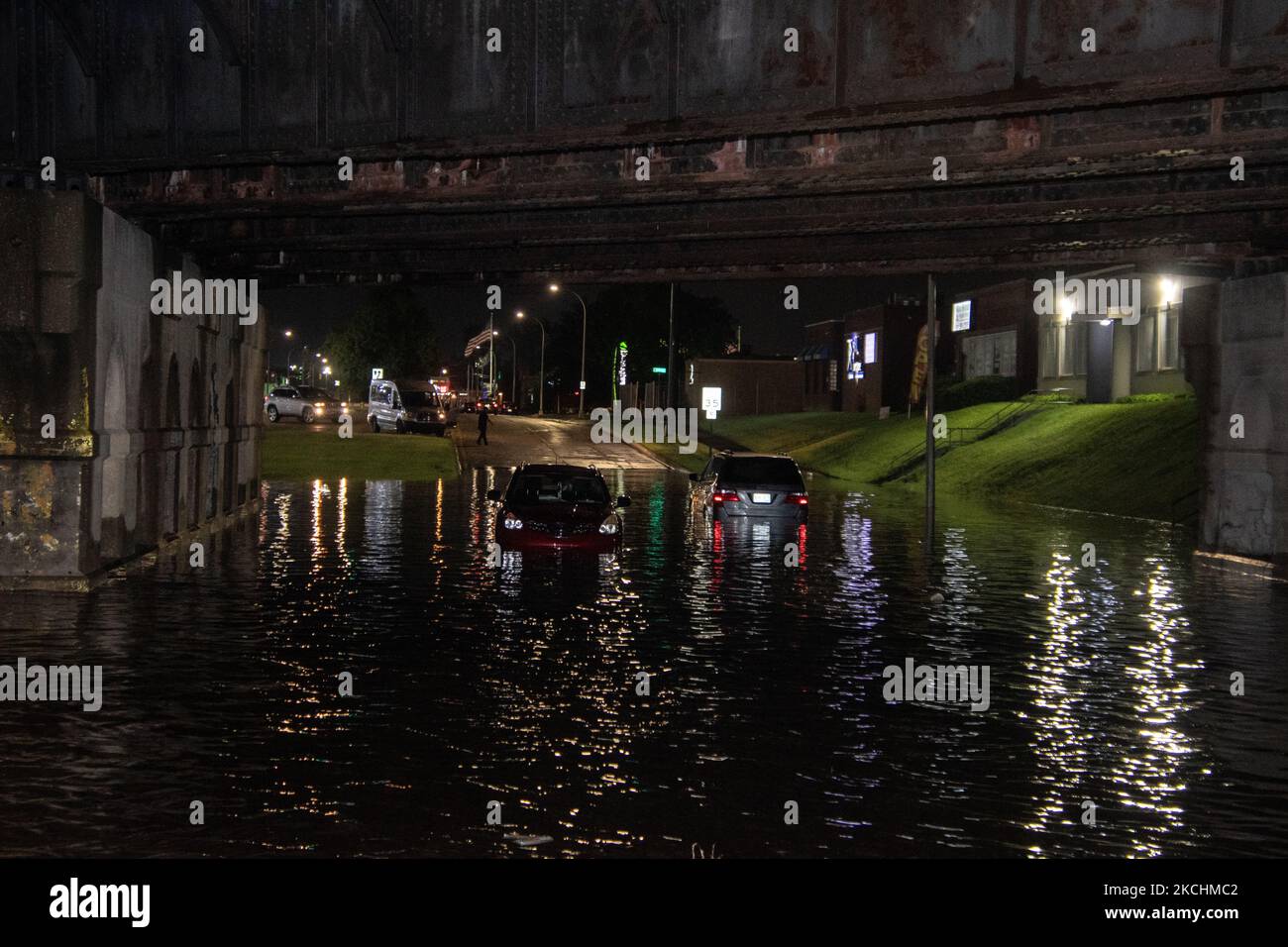 On July 24, 2021, a severe thunderstorm hit Dearborn, Michigan causing ...