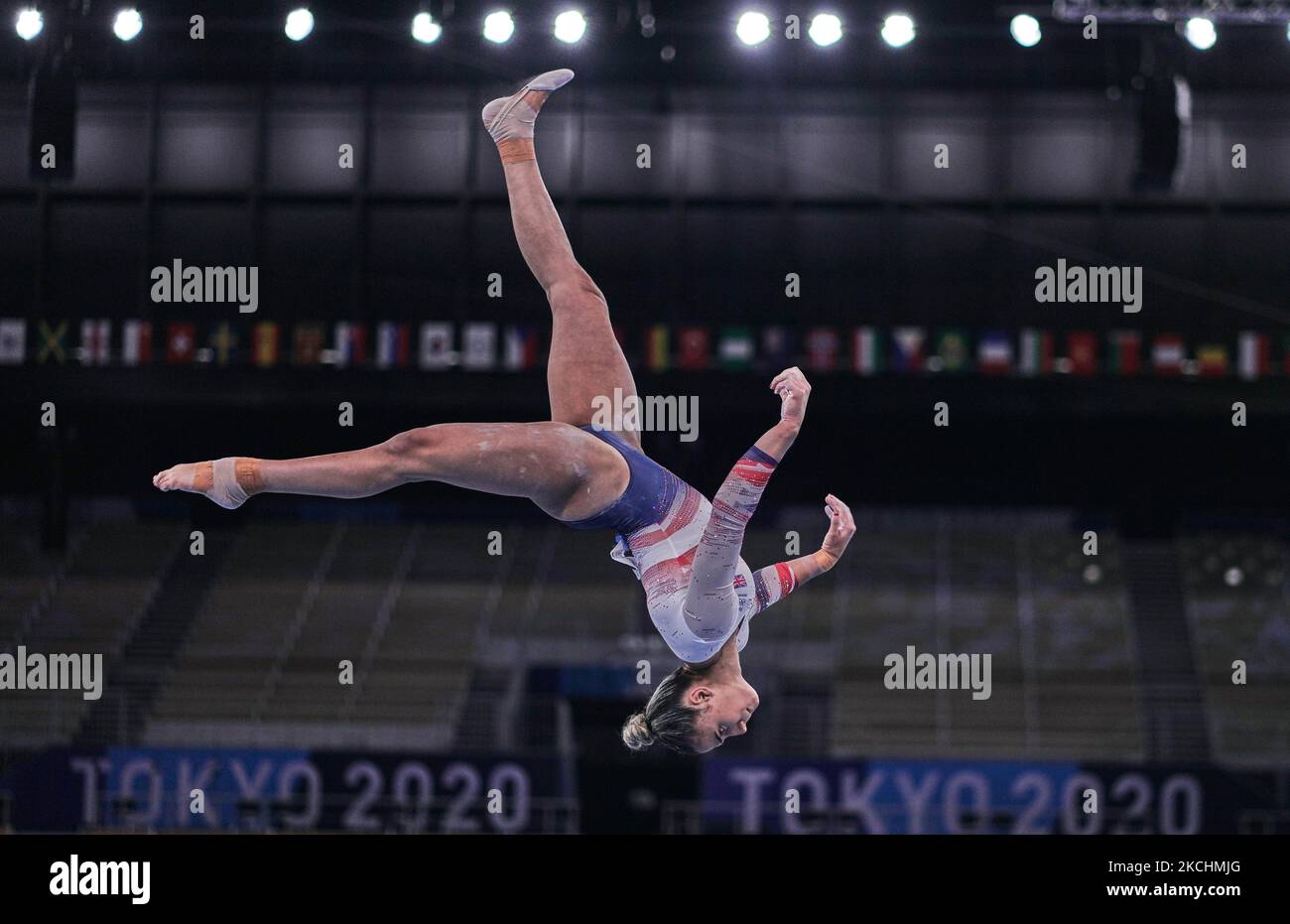 Amelie Morgan of Great Britain during women's qualification for the ...