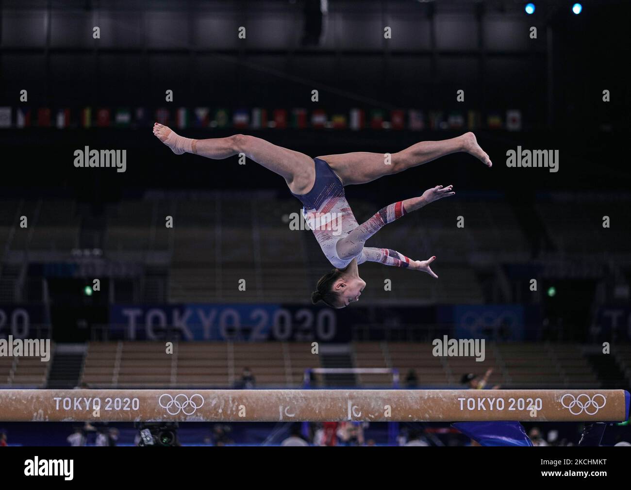 Amelie Morgan of Great Britain during women's qualification for the ...