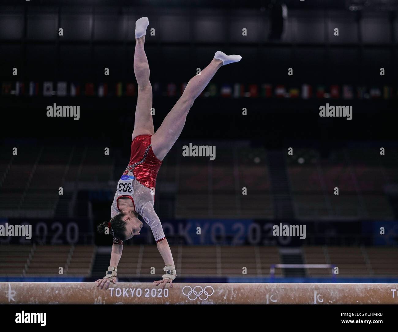 Vladislava Urazova of Russian Olympic Committee during women's ...