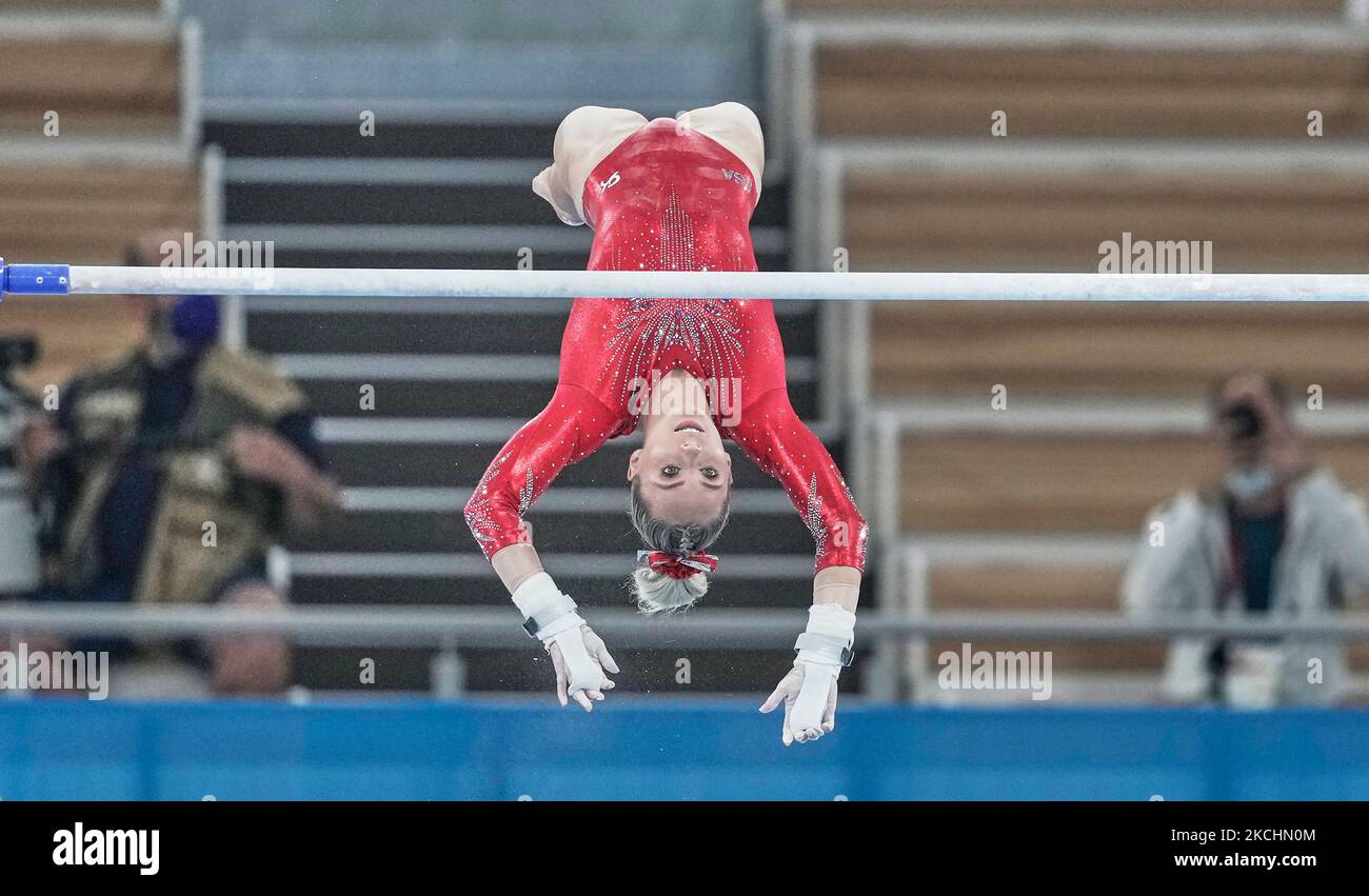 Mykayla Skinner of United States of America during women's ...