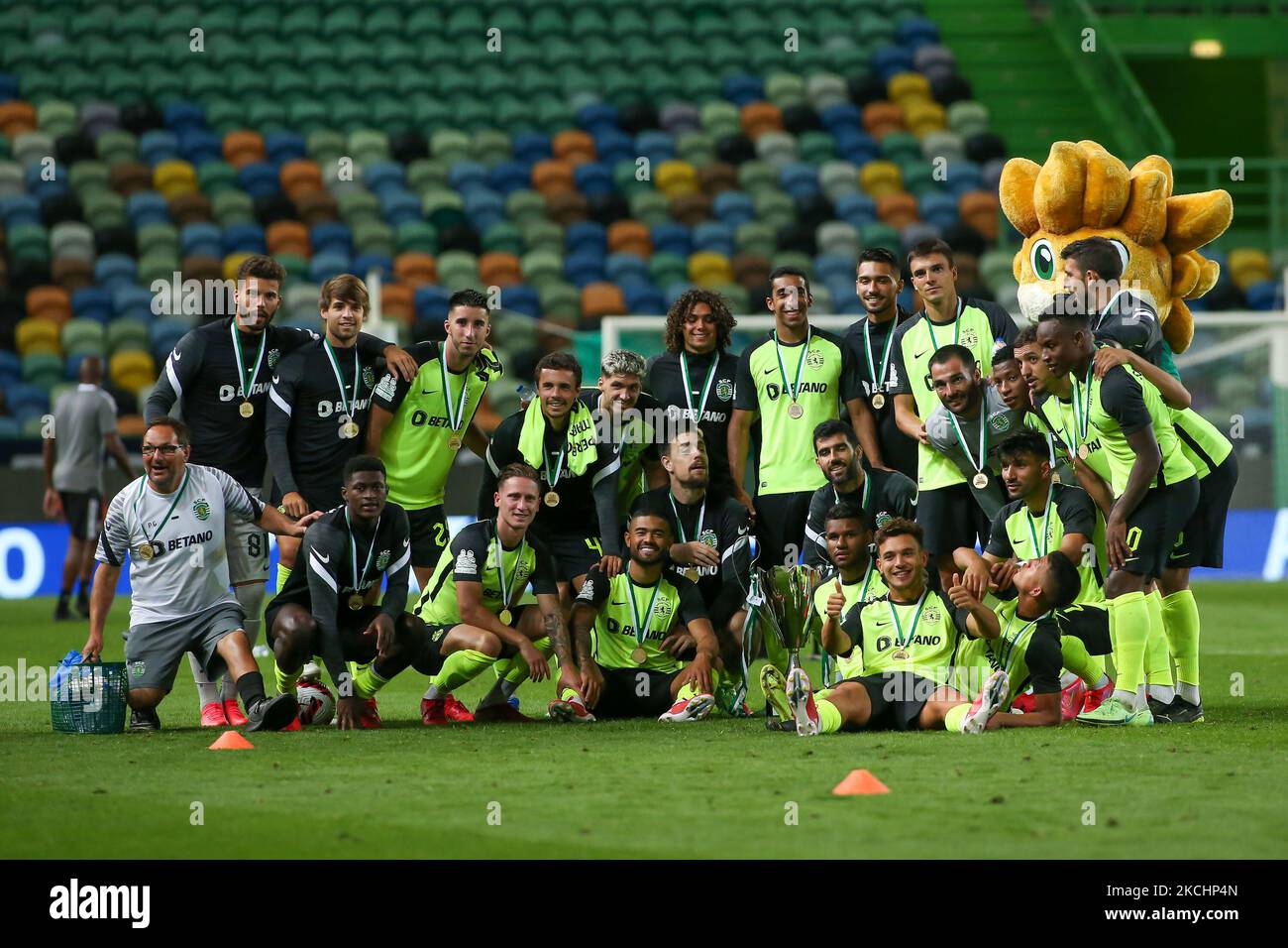 Sporting CP Team during the Pre-Season Friendly match Cinco Violinos ...