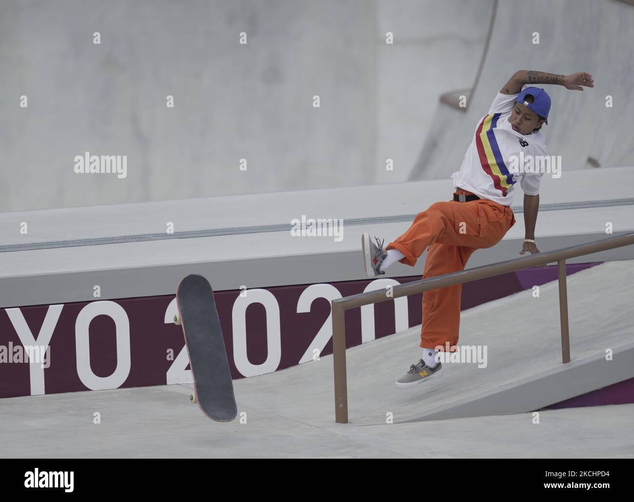 Margielyn Didal during women's street skateboard at the Olympics at ...