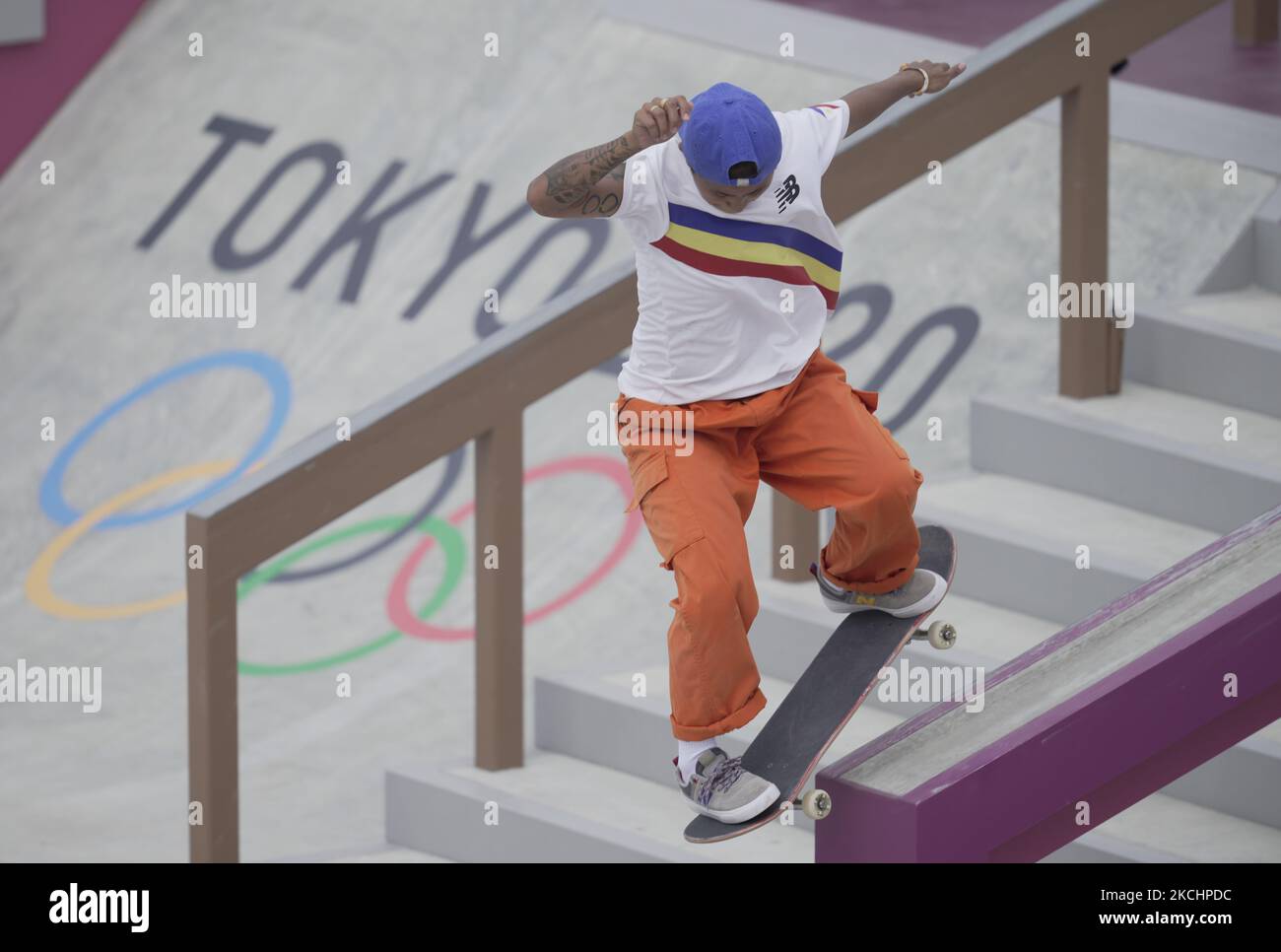 Margielyn Didal during women's street skateboard at the Olympics at ...