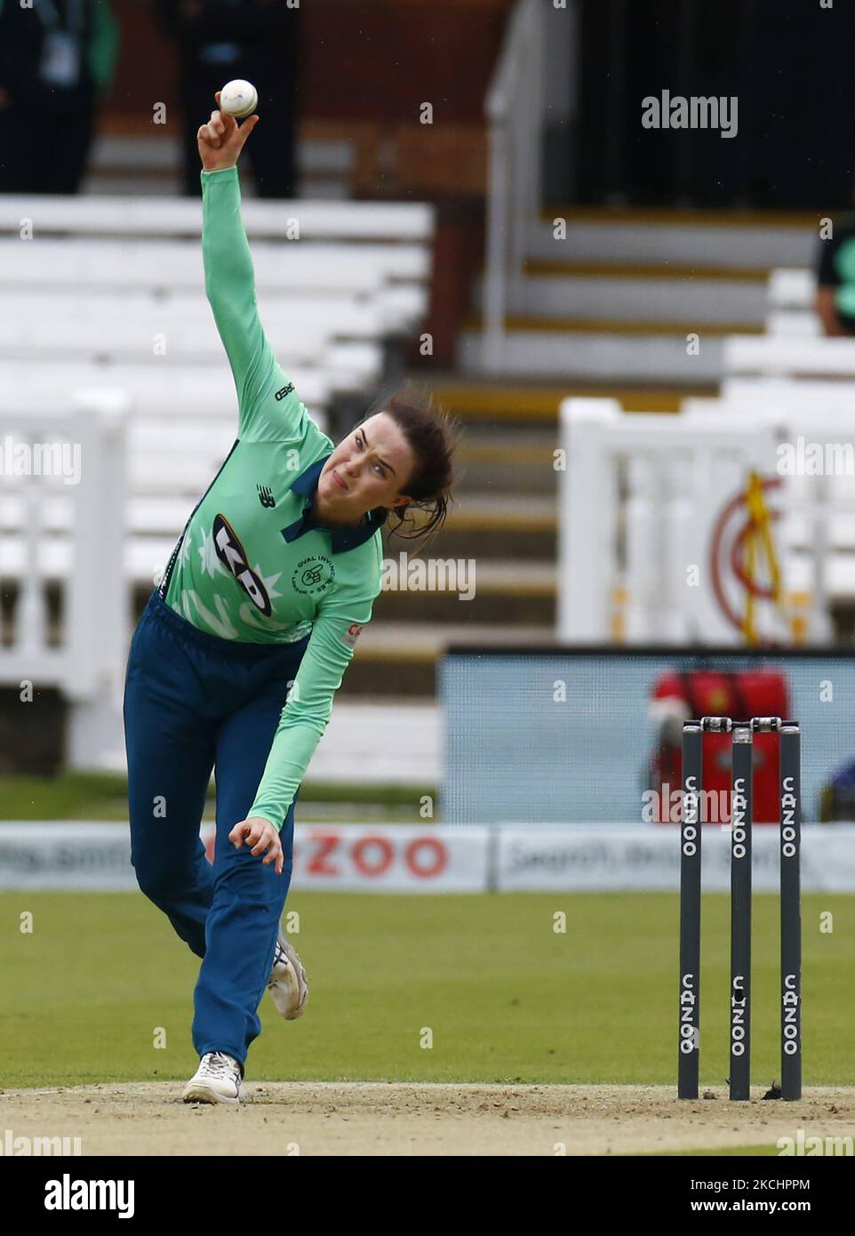 Mady Villiers of Oval Invincibles Women during The Hundred between ...