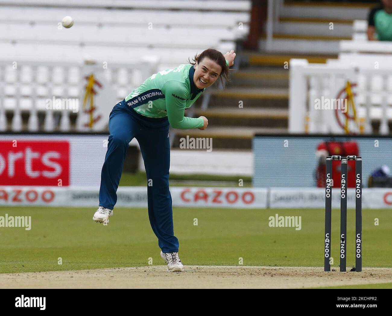 Mady Villiers of Oval Invincibles Women during The Hundred between ...