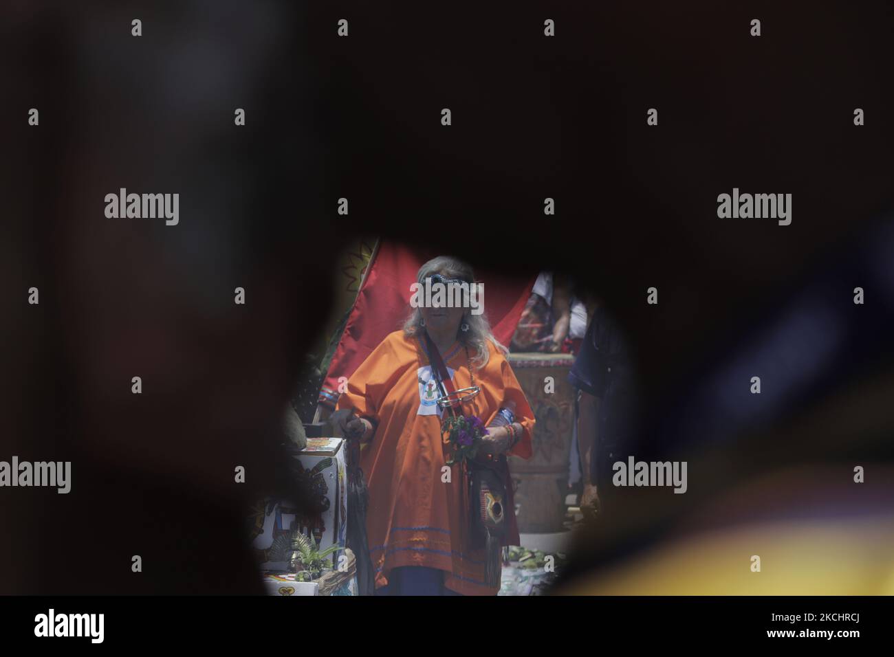 Toci (in nahuatl, our grandmother), during the 696th anniversary of the ...