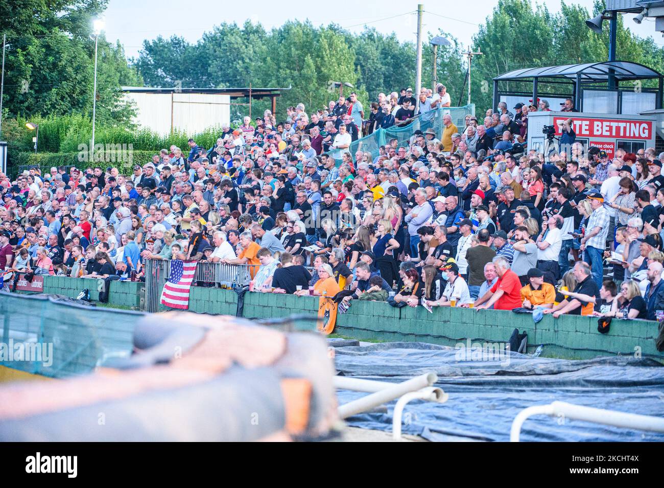A full house at Monmore Green as fans are back in the stadiums during ...