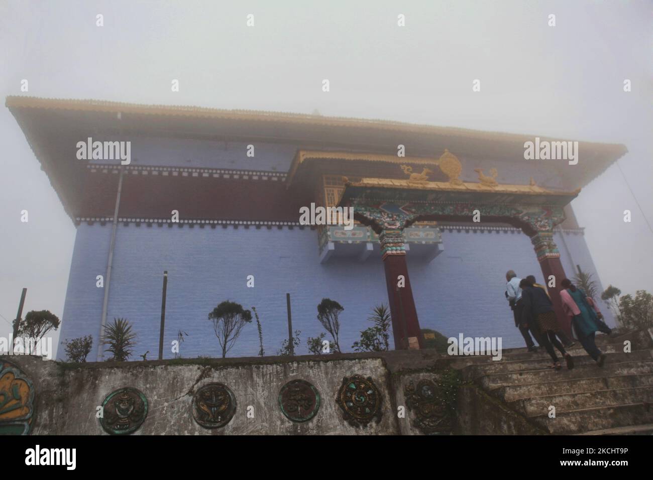 Pemayangtse Monastery in Sikkim, India, on June 02, 2010. The ...