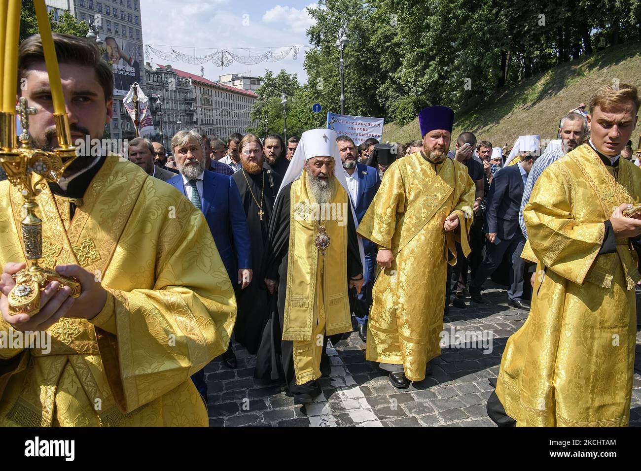 Metropolitan Onufriy, head of the Ukrainian Orthodox Church of Moscow ...