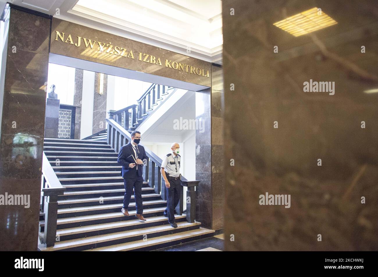 Supreme Audit Office building seen in Warsaw on July 28, 2021. (Photo ...