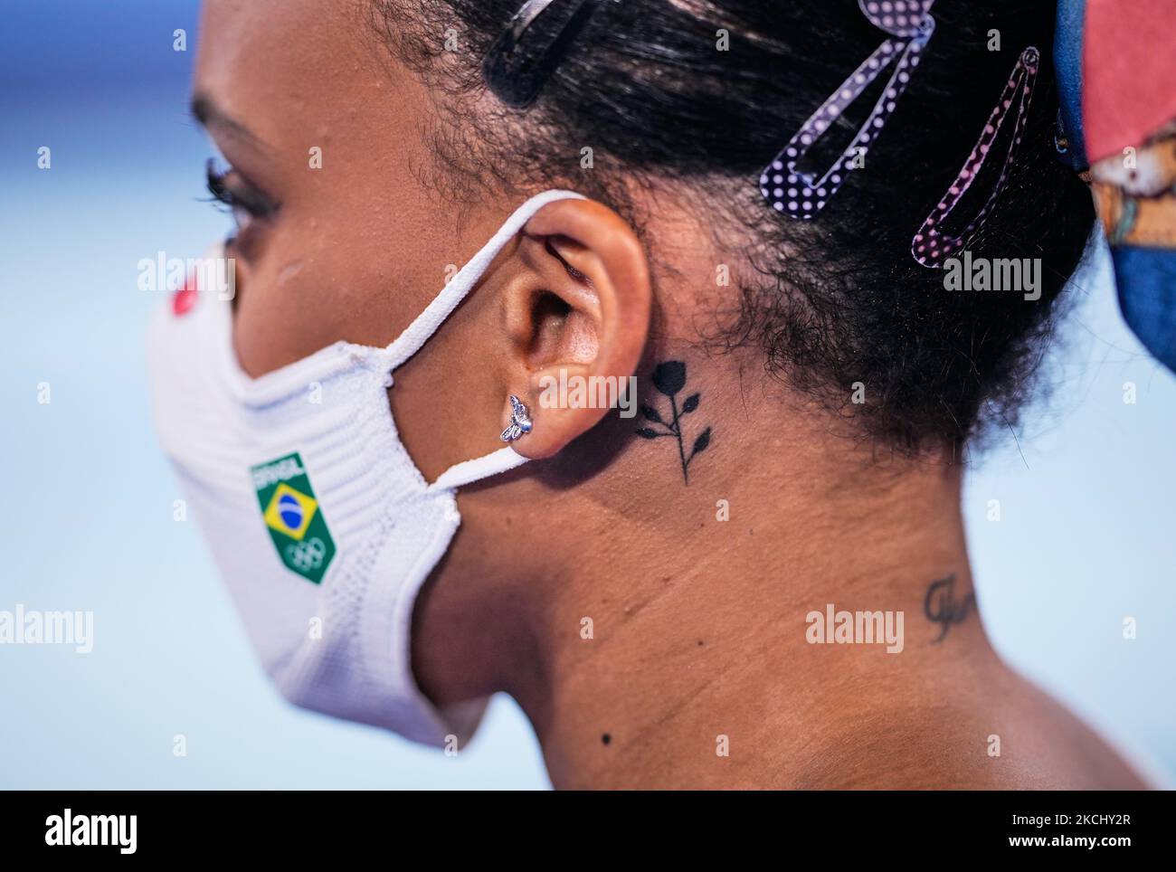 Rebeca Andrade of Brazil during the all around artistic gymnastics ...