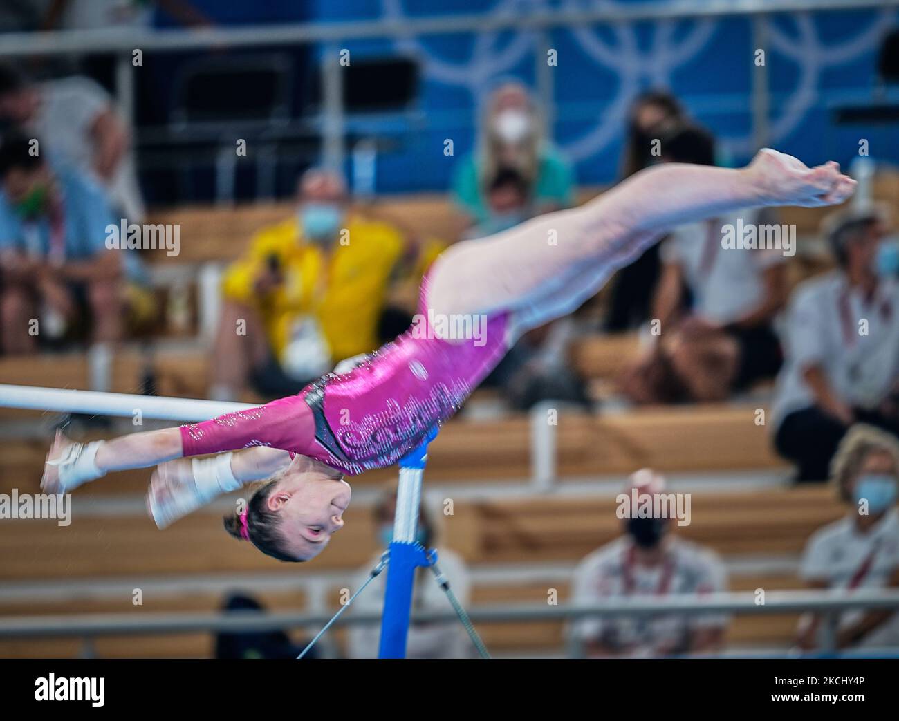Vladislava Urazova of Russian Olympic Committee during the all around ...