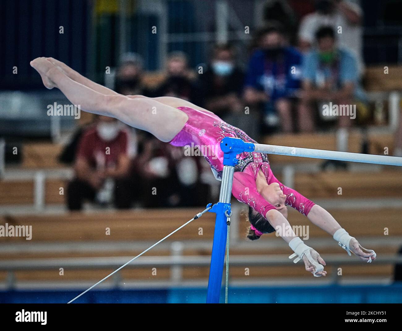 Vladislava Urazova of Russian Olympic Committee during the all around ...