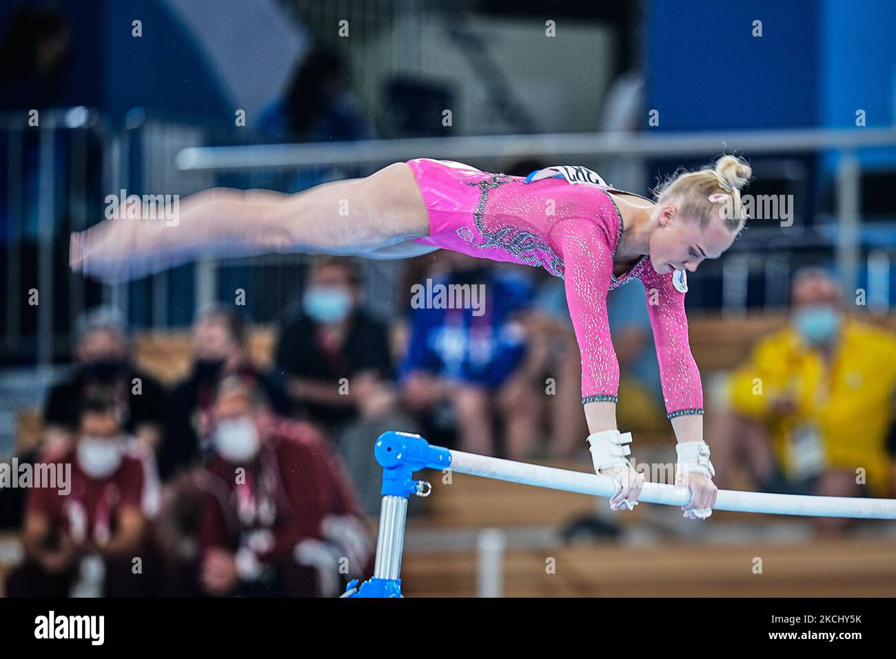 Angelina Melnikova of Russian Olympic Committee during the all around ...
