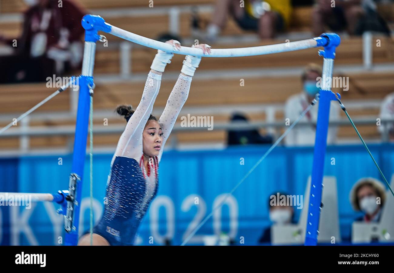 Sunisa Lee of United States of America during the all around artistic ...