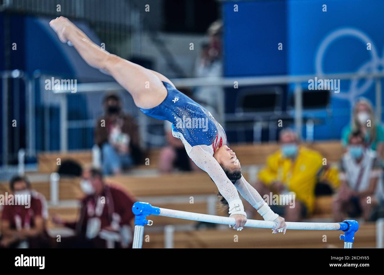 Sunisa Lee of United States of America during the all around artistic ...