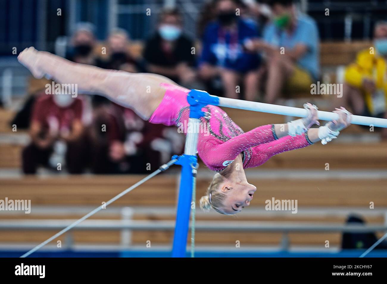 Angelina Melnikova of Russian Olympic Committee during the all around ...