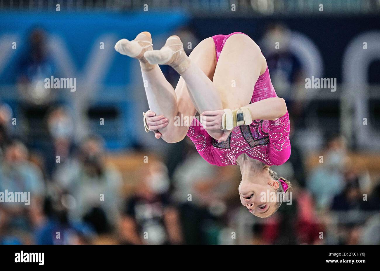Vladislava Urazova of Russian Olympic Committee during the all around ...