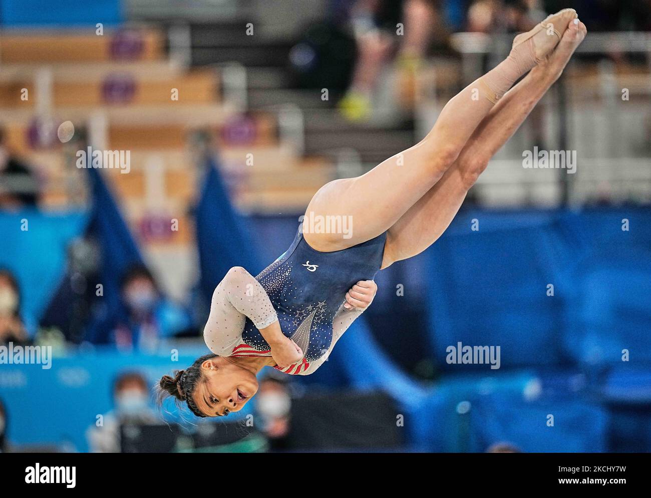 Sunisa Lee of United States of America during the all around artistic ...