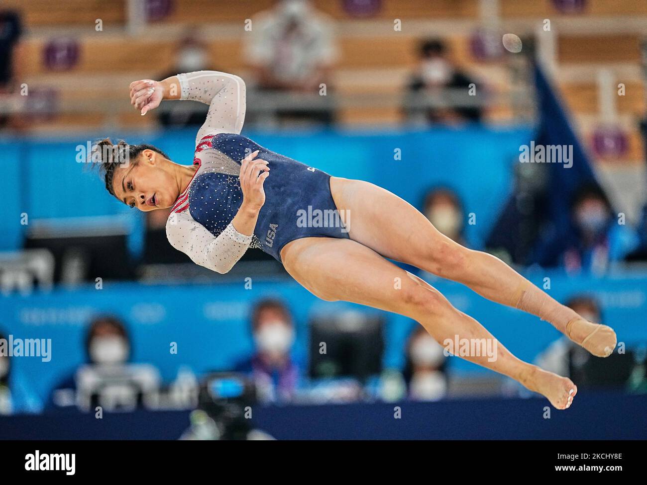 Sunisa Lee of United States of America during the all around artistic ...