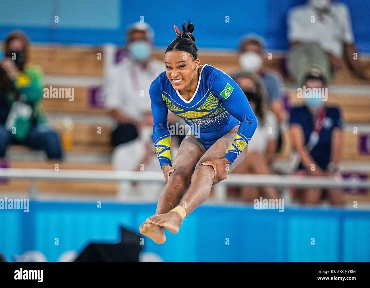 Rebeca Andrade of Brazil during the all around artistic gymnastics ...