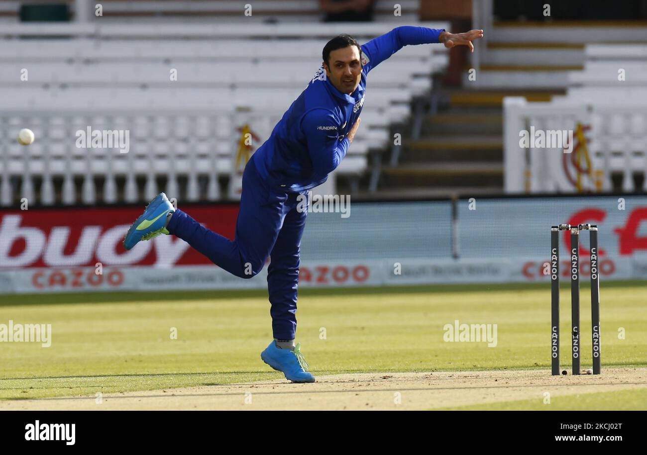 Mohammad Nabi of London Spirit during The Hundred between London Spirit ...
