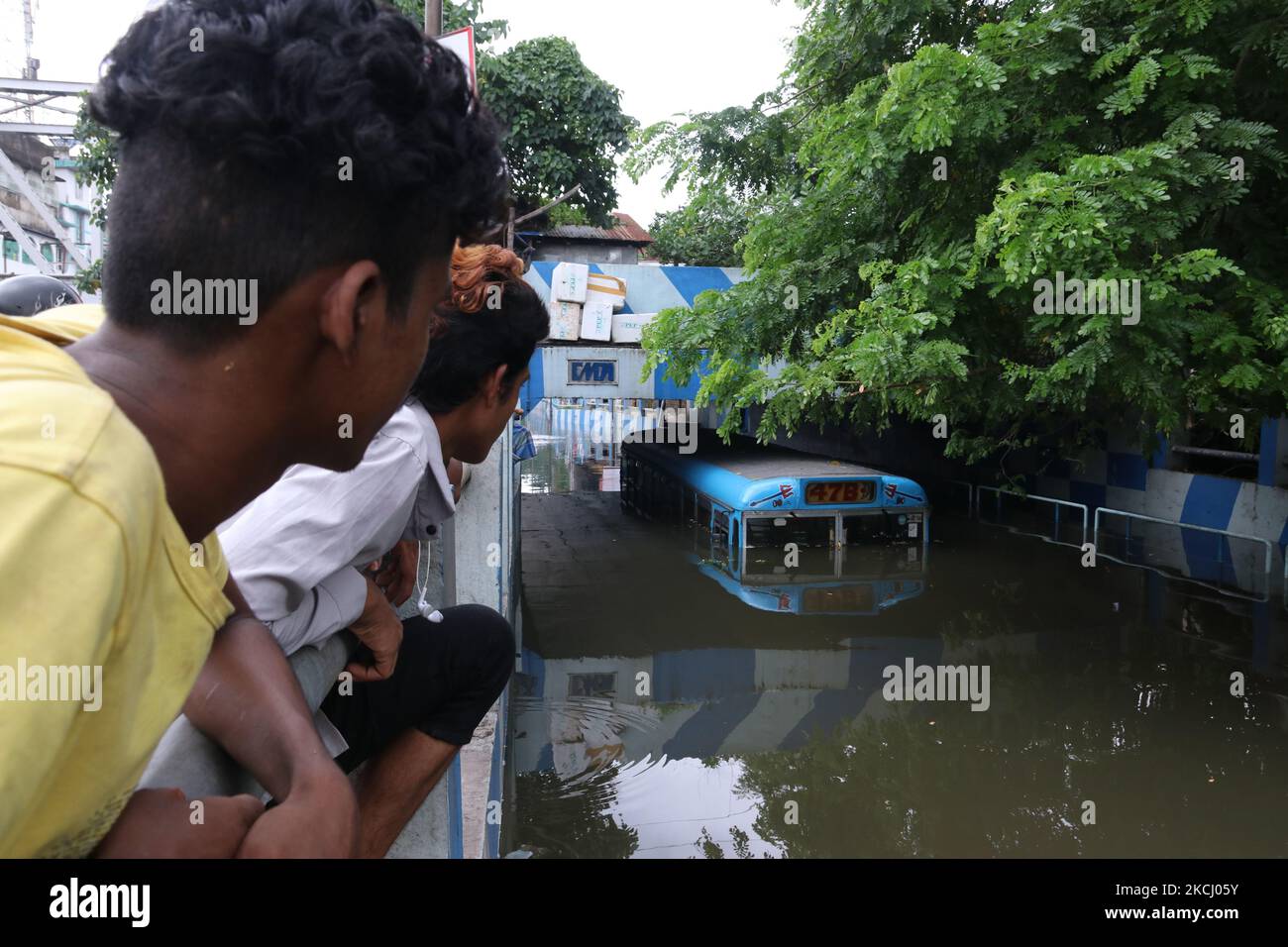 Submerged bus hi-res stock photography and images - Alamy