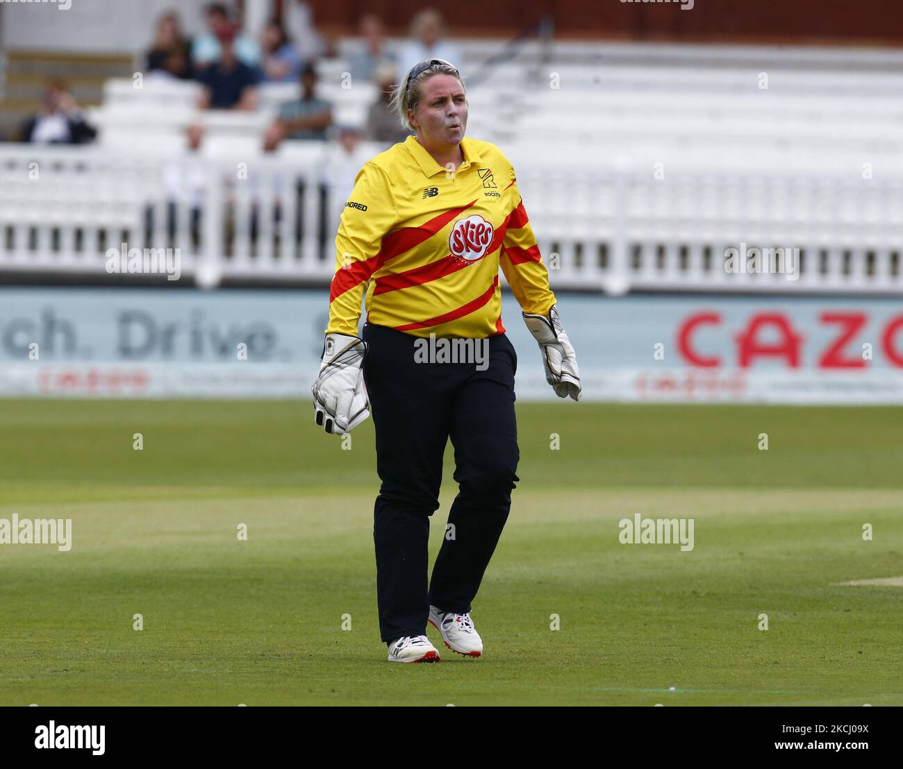 Rachel Priest of Trent Rockets Women during The Hundred between London ...