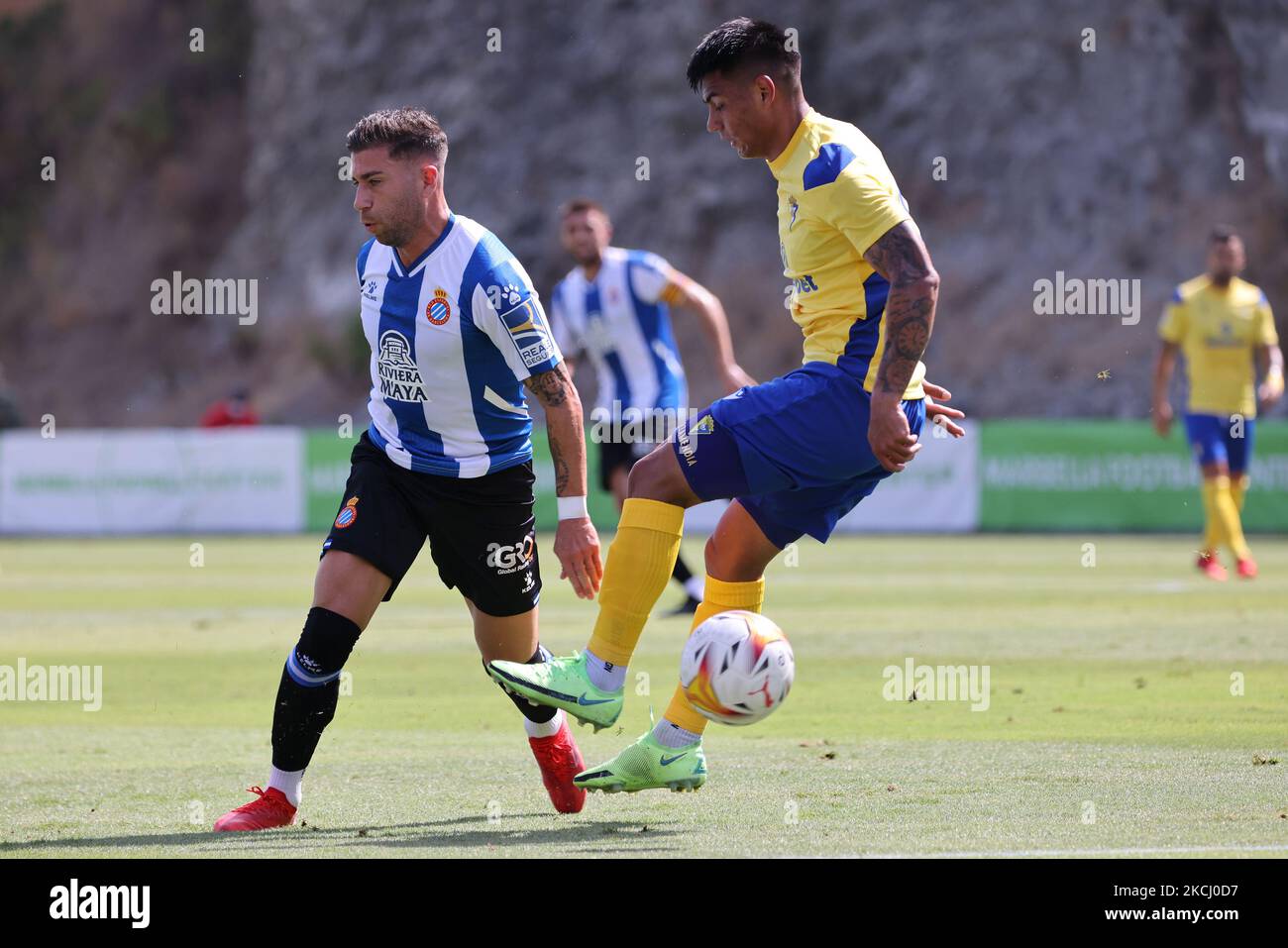 Adri Embarba of RCD Espanyol during the pre-season friendly match ...