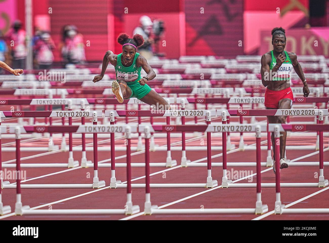 Tobi Amusan From Nigeria During 100 Meter Hurdles For Women At The