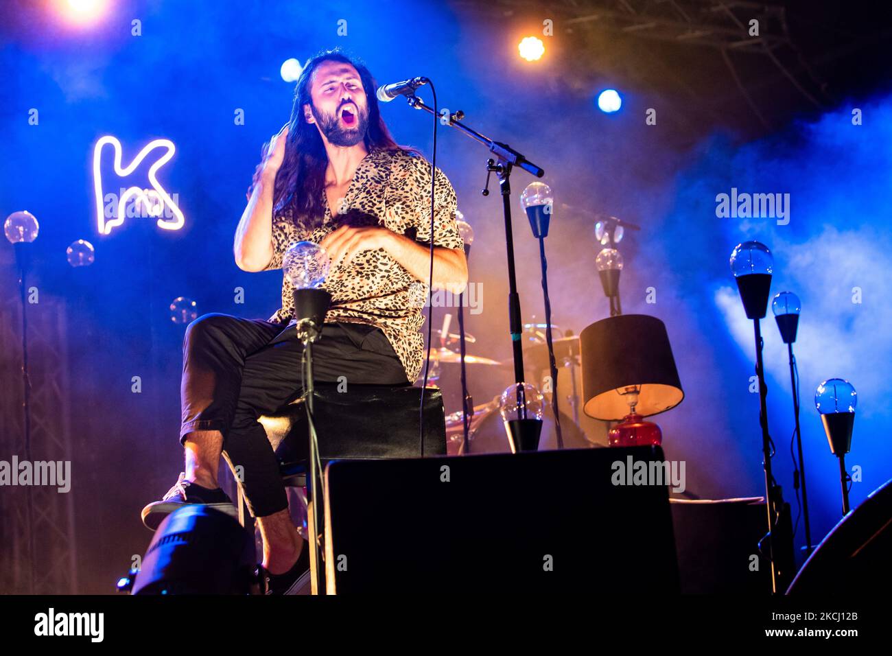 Aimone Romizi of Fast Animals and Slow Kids performs live at Circolo ...