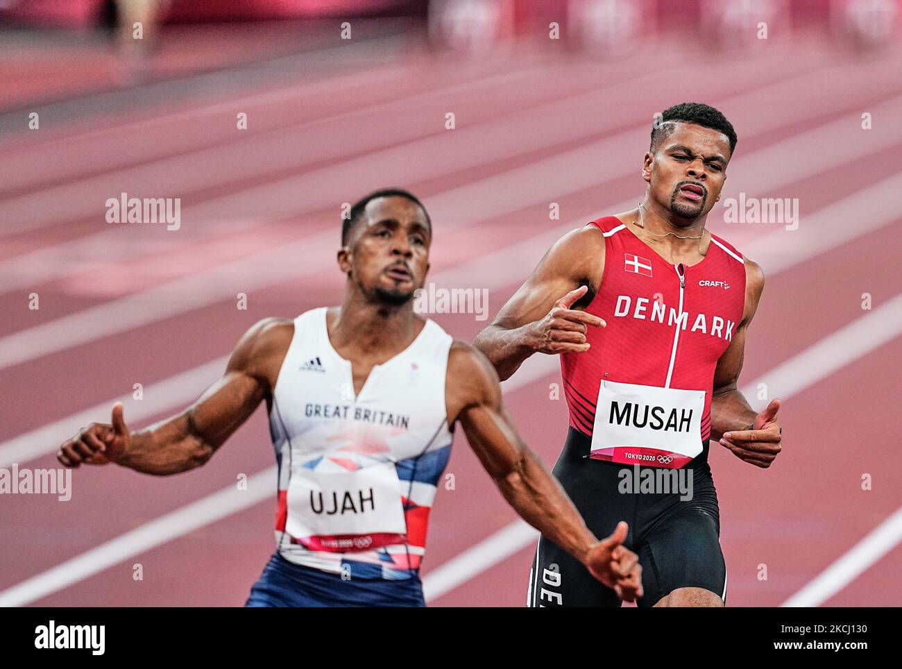 Kojo Musah during 100 meter for men at the Tokyo Olympics, Tokyo ...
