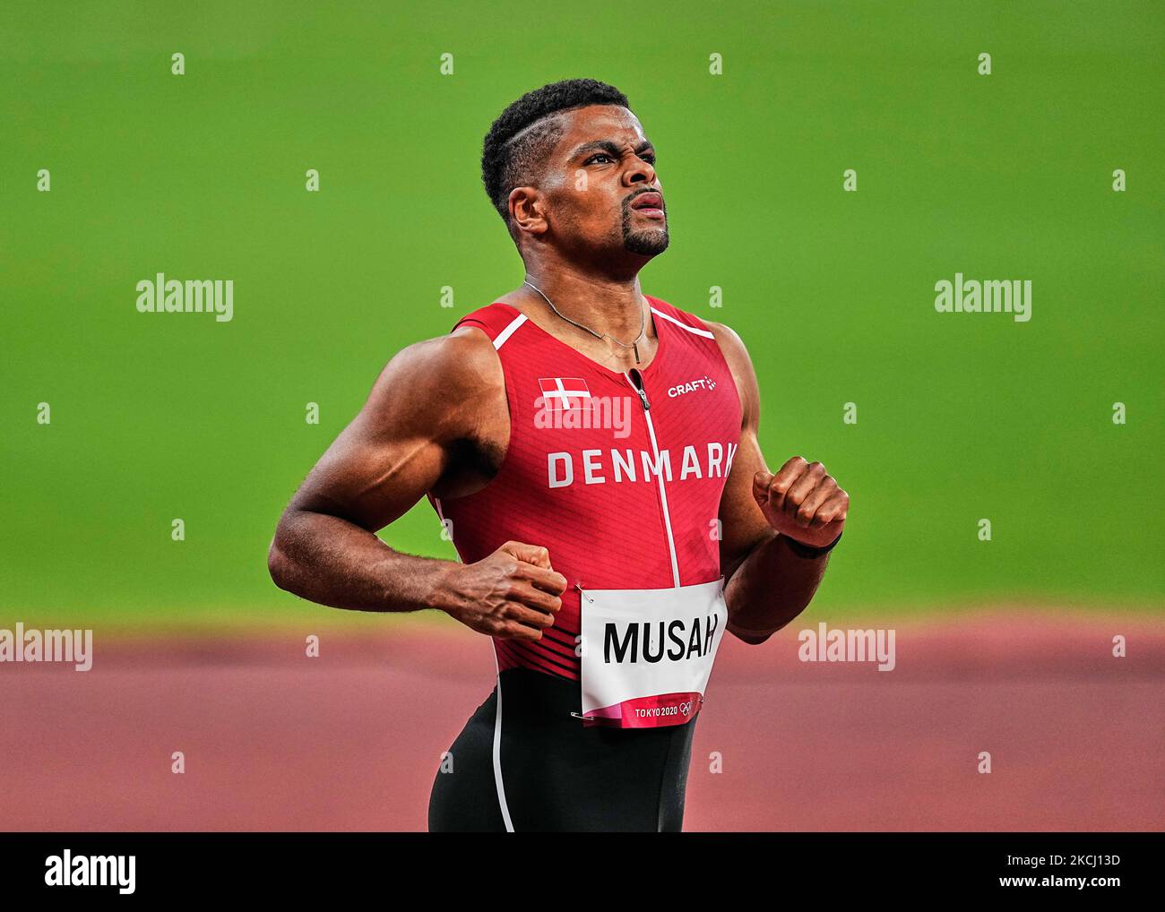 Kojo Musah during 100 meter for men at the Tokyo Olympics, Tokyo ...