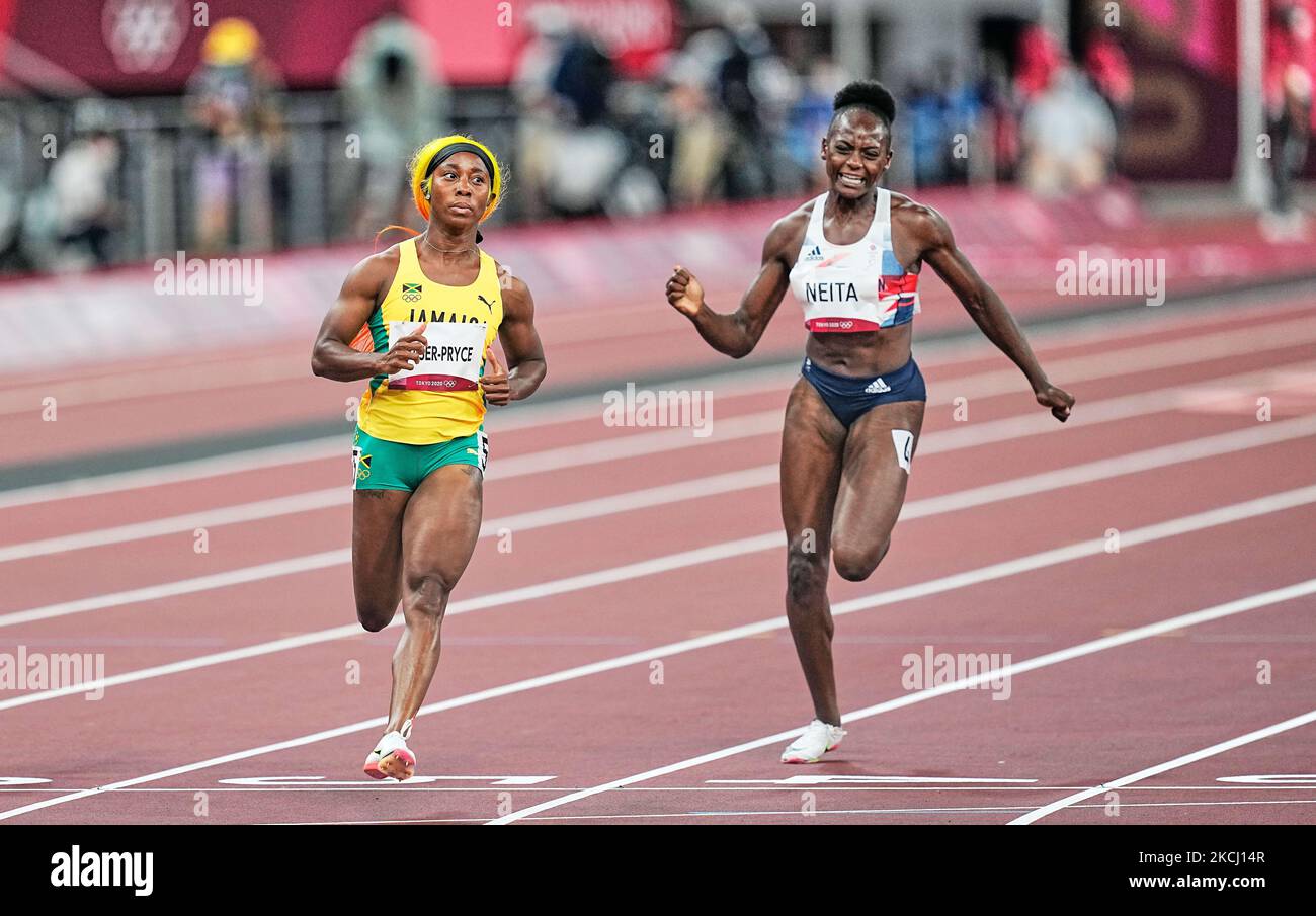 Shelly ann fraser pryce 2021 hi-res stock photography and images - Alamy