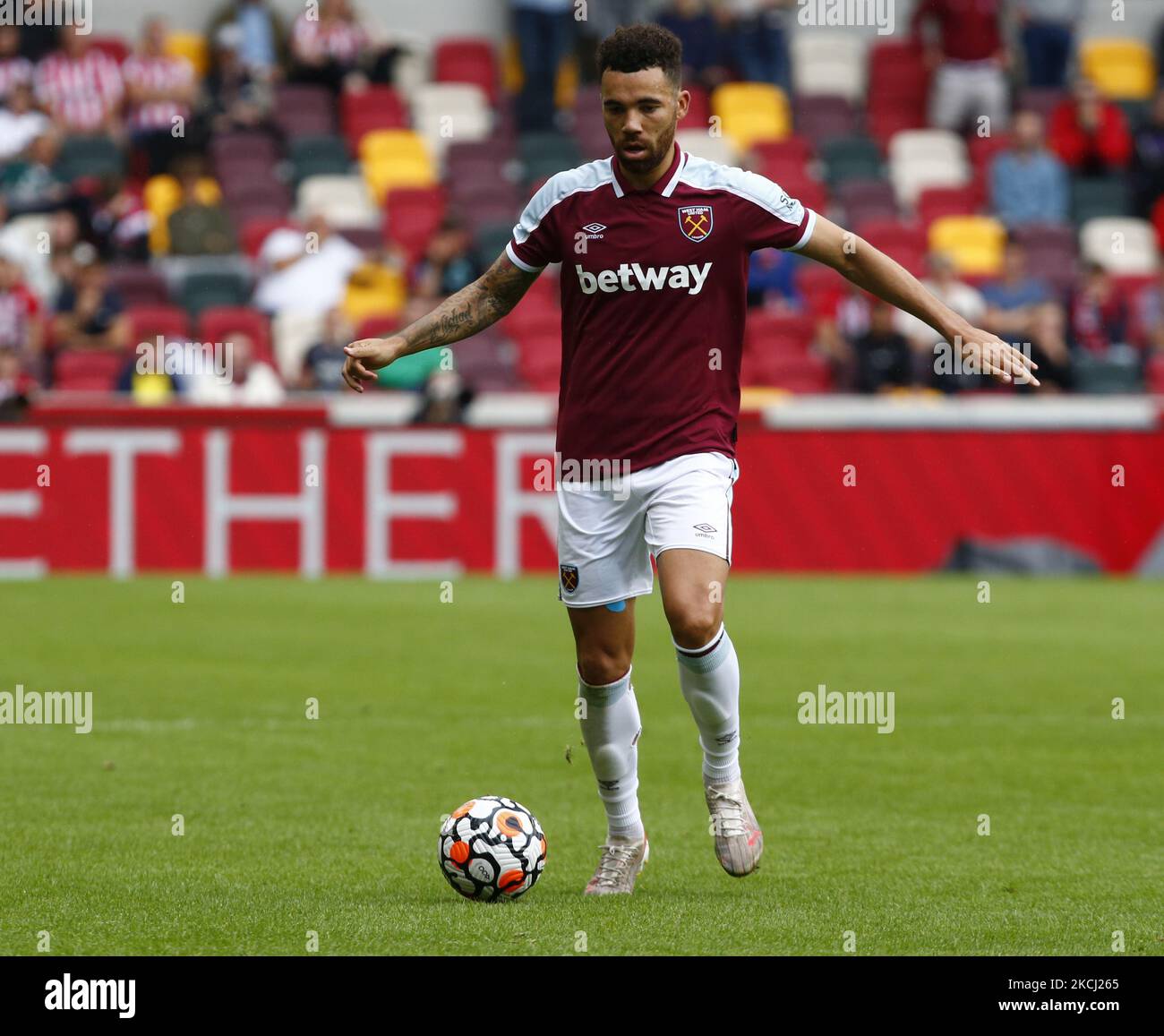 West Ham United's Ryan Fredericks during Friendly between Brentford and ...