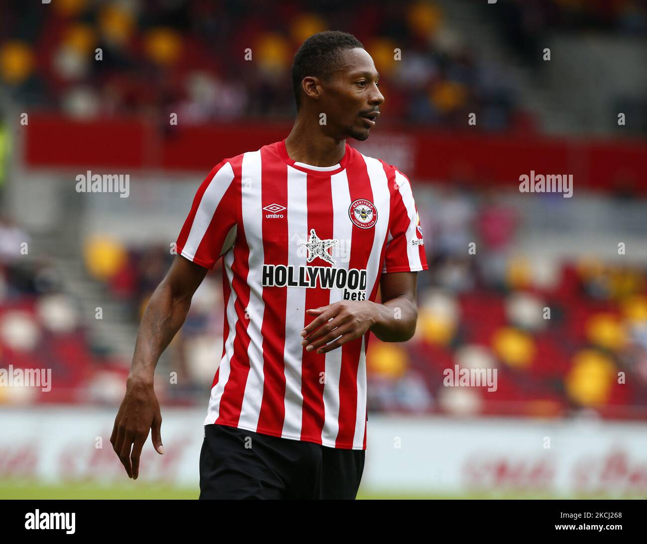 Ethan Pinnock of Brentford during Friendly between Brentford and West ...