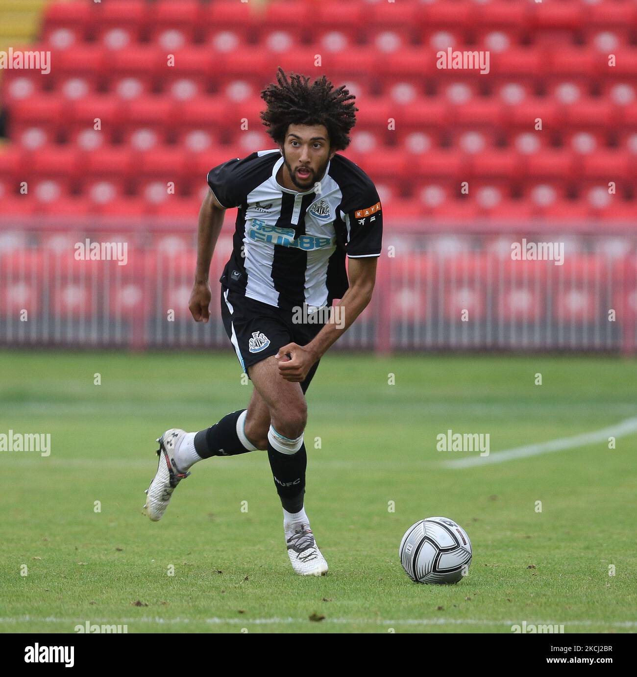 Remi Savage of Newcastle United in action during the Pre-season ...