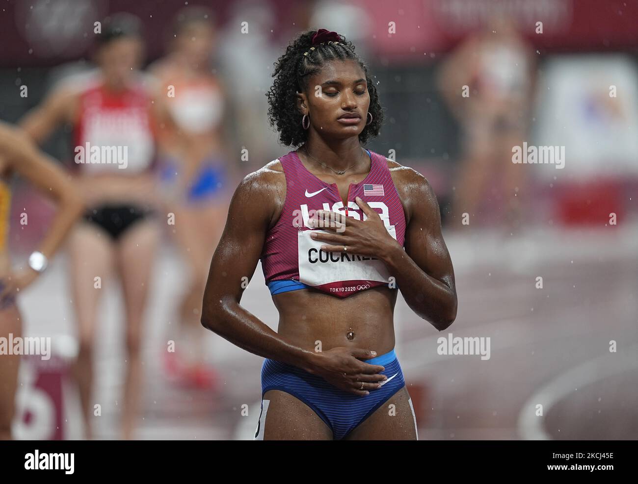 Anna Cockrell Before 3000 Meter Steeplechase For Women At The Tokyo Olympics Tokyo Olympic