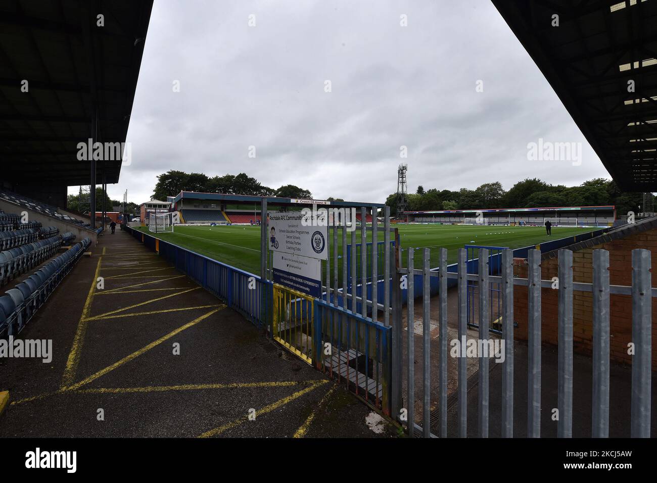 General view of the Crown Arena during the Pre-season Friendly match ...