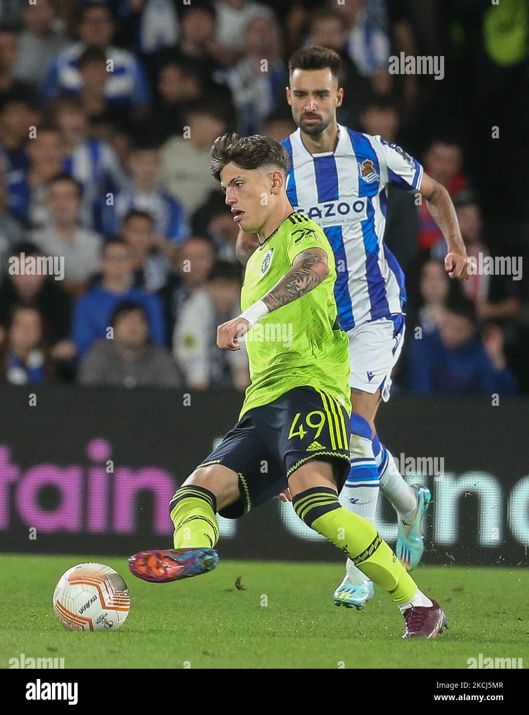 Alejandro Garnacho of Manchester United the UEFA Europa League, Group E ...