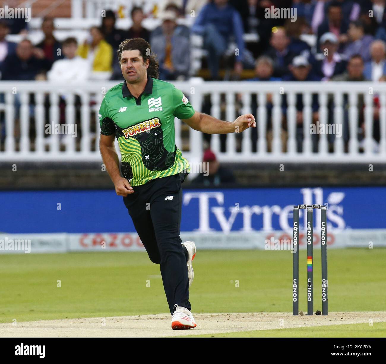 Colin de Grandhomme of Southern Brave during The Hundred between London ...
